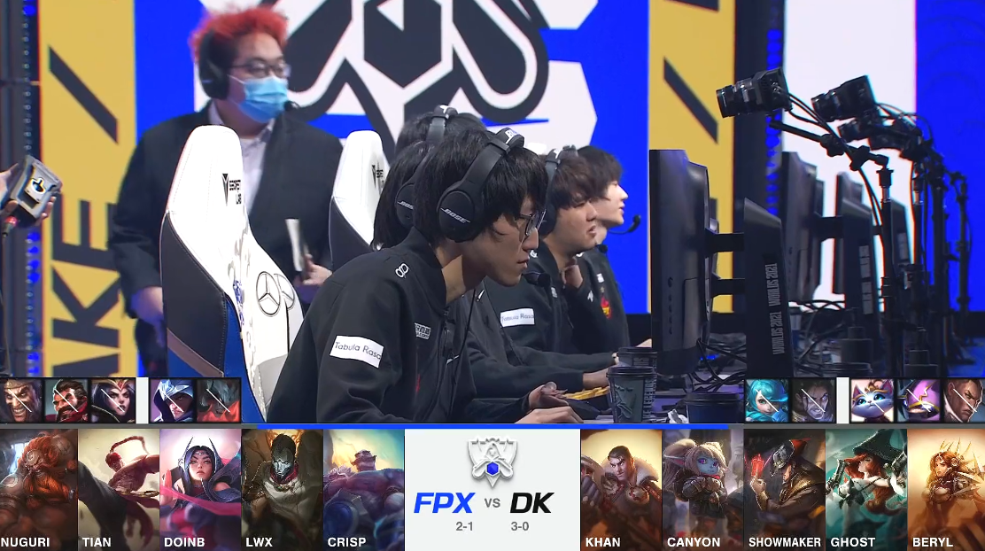 Nuguri惨遭军训！DK双杀FPX，提前晋级八强