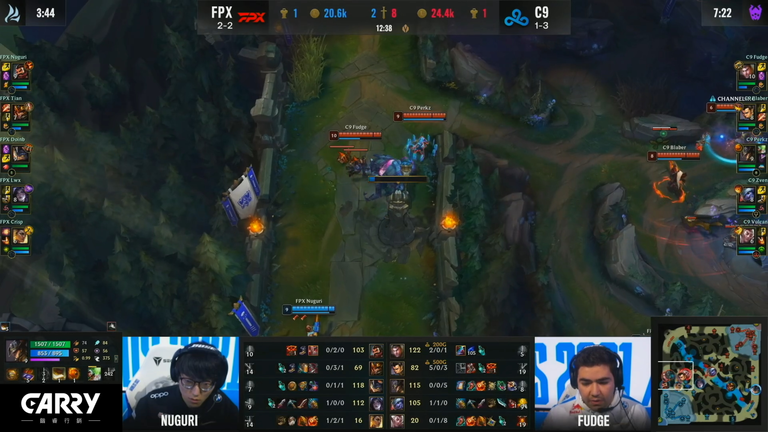 输给DK后再输C9，小天状态成谜，FPX小组出线还有希望吗？