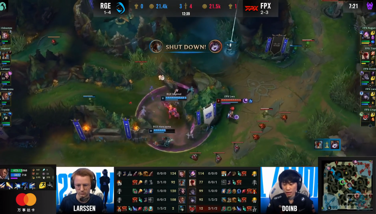 S11小组赛A组结局，FPX连输四把止步16强，小天竟一语成谶！