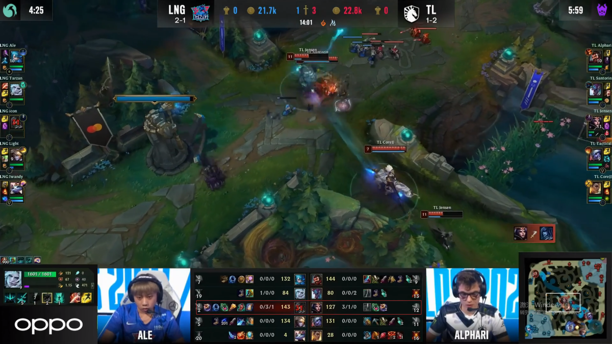 英雄联盟世界赛小组赛阶段结束，LCK全员晋级，LPL仅剩两人！