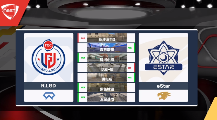 2021NEST-CFM｜eStar慢热打法击败R.LGD，EP夺取总决赛门票