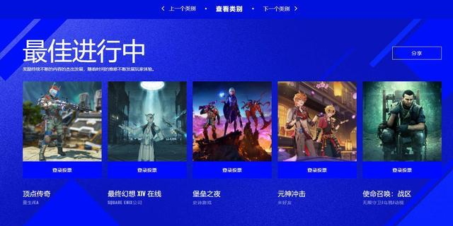 TGA2021年度游戏提名公布！《原神》再获最佳手游和最佳持续运营双提名！