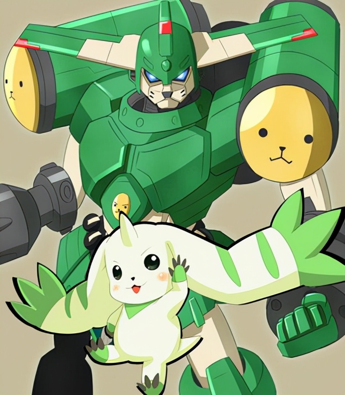 数码宝贝03驯兽师之王大耳兽和它的机械战士