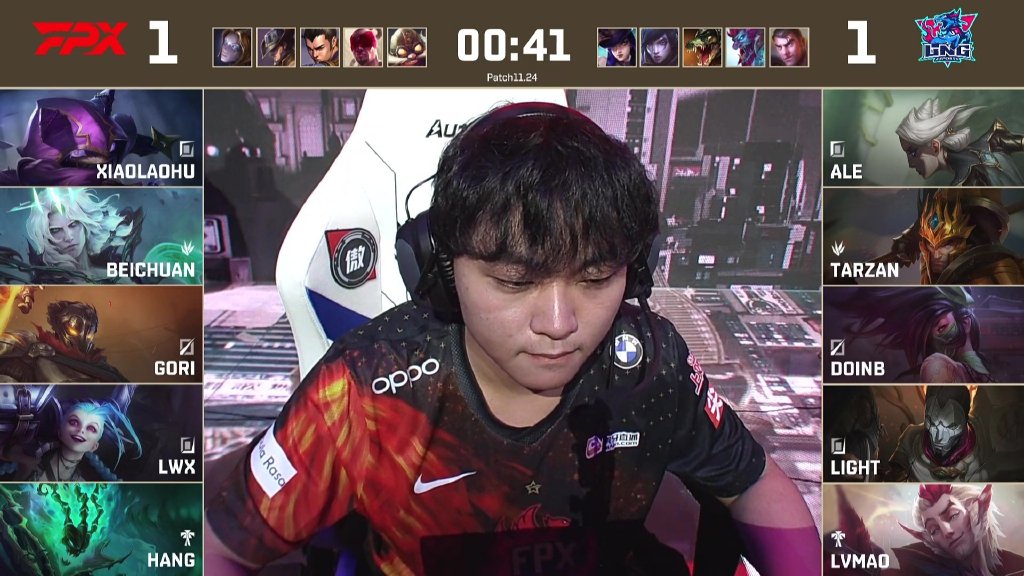 FPX 3-1 LNG：翔掌门手刃“泼猴”，Doinb不敌旧主