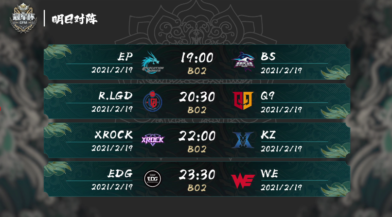 CFM冠军龙腾杯｜AG、eStar、EP枪感炸裂获胜，R.LGD后场发力