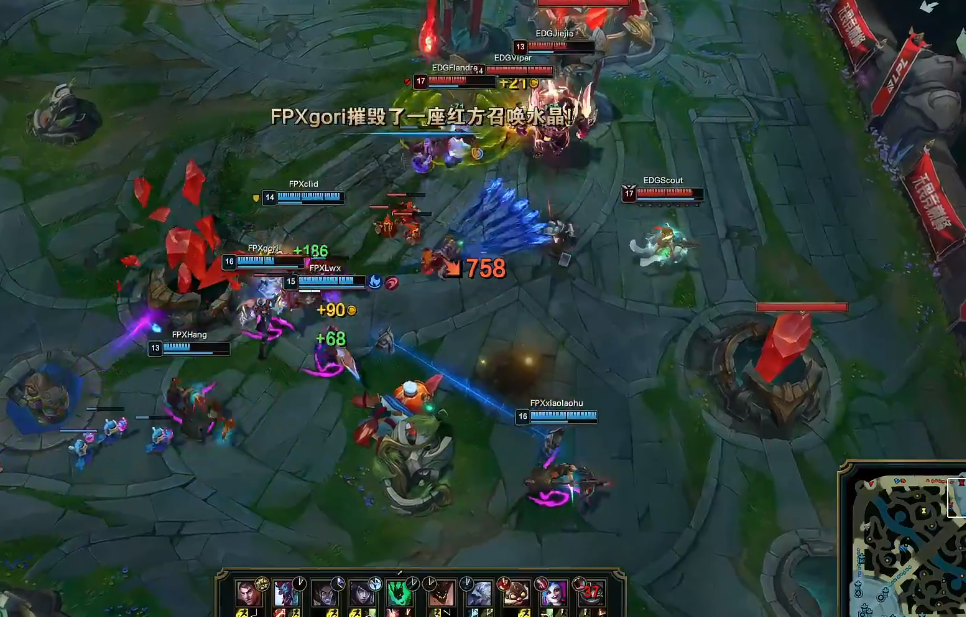 EDG大逆风翻盘击败FPX，Gori迷之带线被喷，宝蓝一语道明真相