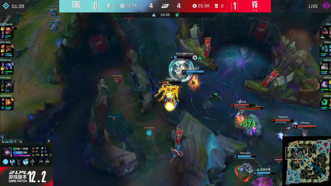 圣枪哥梦回去年春季季后赛，离谱操作惨遭两把爆线，EDG0-2负于V5