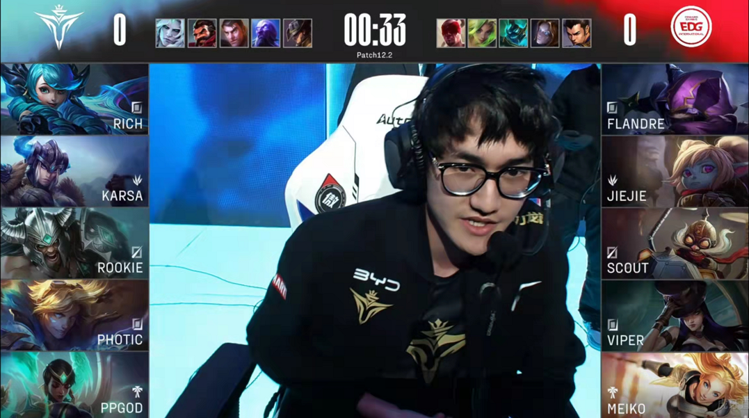 圣枪哥梦回去年春季季后赛，离谱操作惨遭两把爆线，EDG0-2负于V5