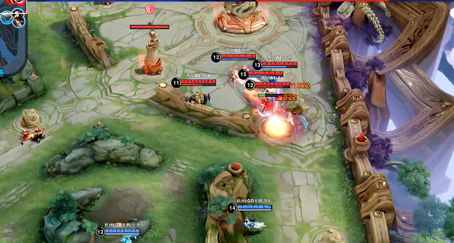 A组老对手再相遇，LGD3：1战胜WE，君诏的蒙恬能扛能打