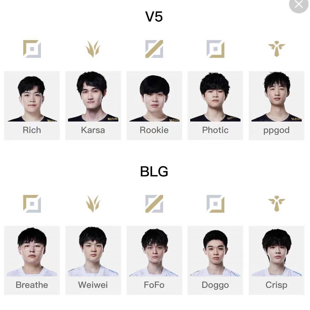 Uzi打了训练赛，比赛还是替补！BLG迎战强敌V5，Doggo下路对线Photic