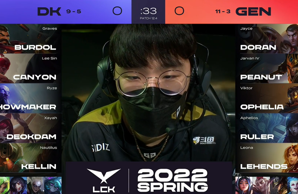 Peanut皇子掌控节奏，GEN力克DK，观众呼唤BeryL归队