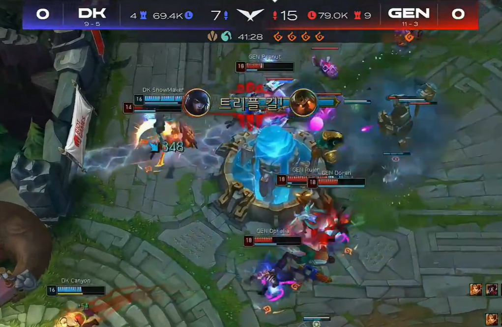 Peanut皇子掌控节奏，GEN力克DK，观众呼唤BeryL归队