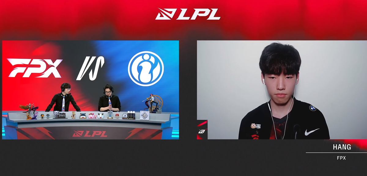 打出自信了！FPX辅助Hang放话：只要我们做好自己就能击败V5