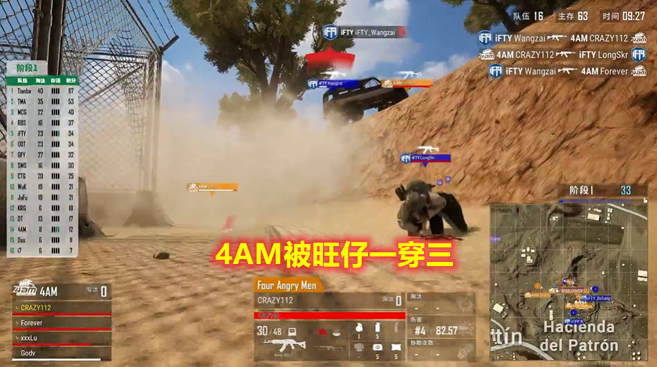 PCL：GODV刚调侃完Pero，4AM就彻底迷失了，昔日三冠王沦为鱼腩