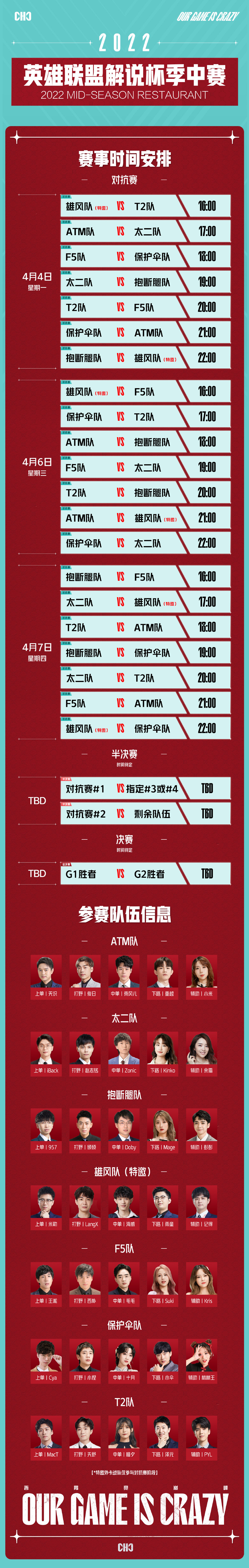 我上我也行？LOL各路解说大厨亲自下场做菜，吾胃竞巅峰