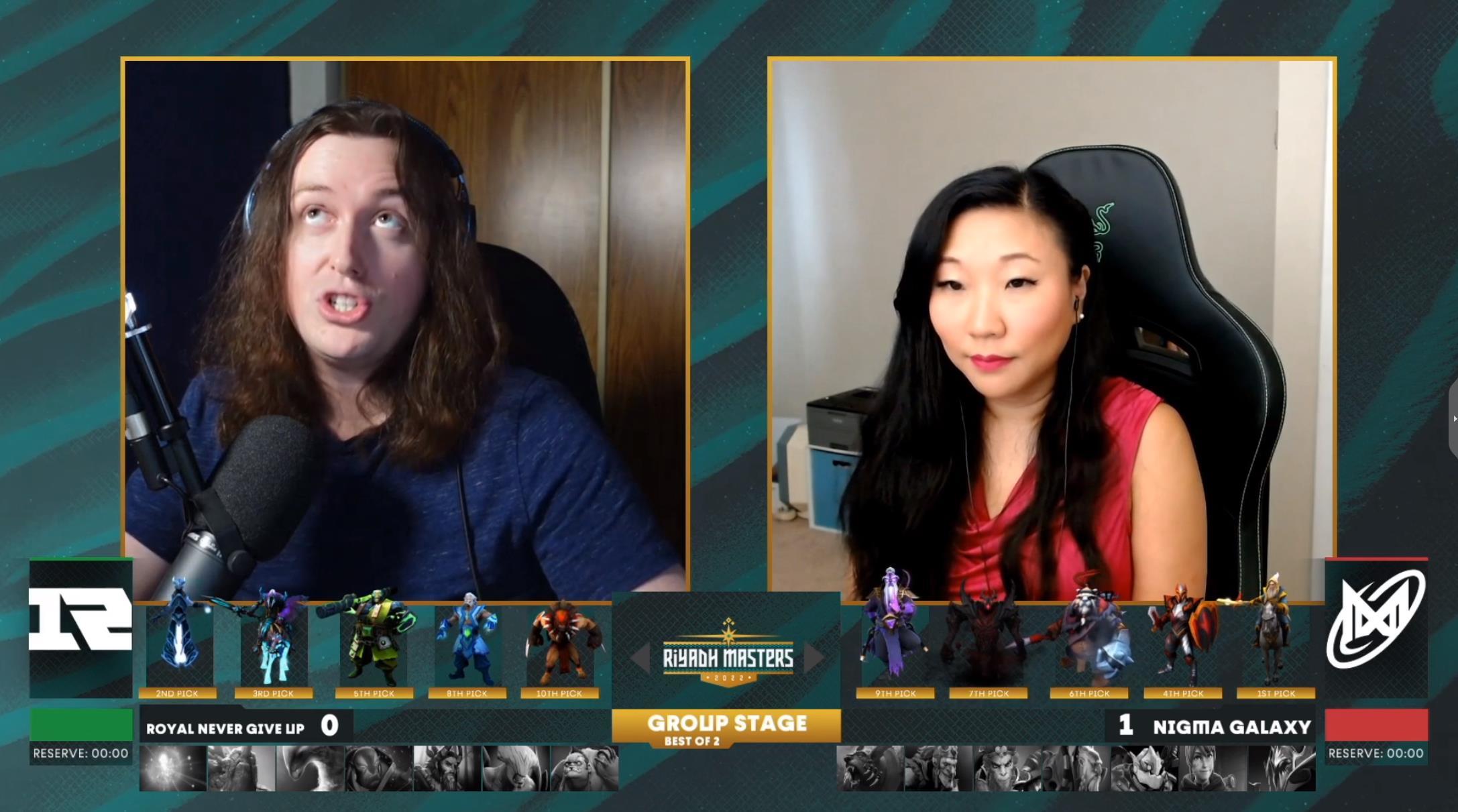 Dota2-利雅得大师赛：握手言和，RNG战平Nigma，Chalice化身赵云