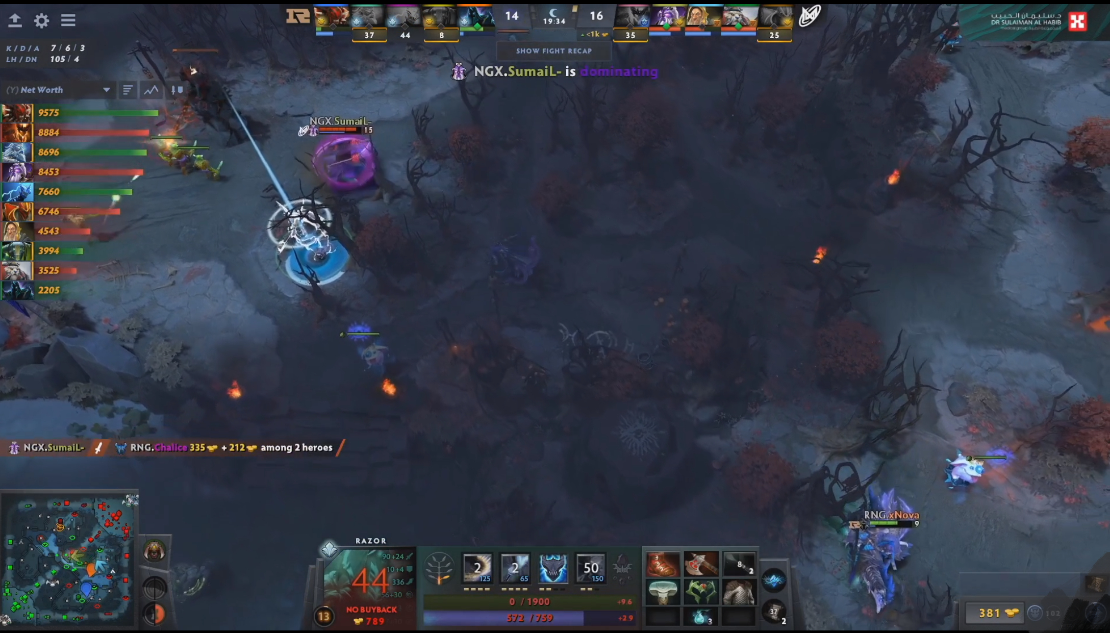 Dota2-利雅得大师赛：握手言和，RNG战平Nigma，Chalice化身赵云