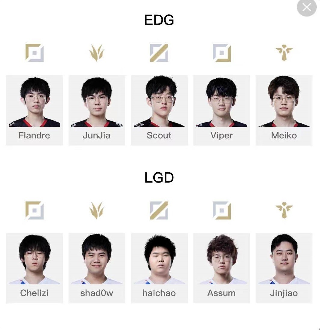 jiejie沦为替补！EDG更换阵容：junjia首发迎战LGD