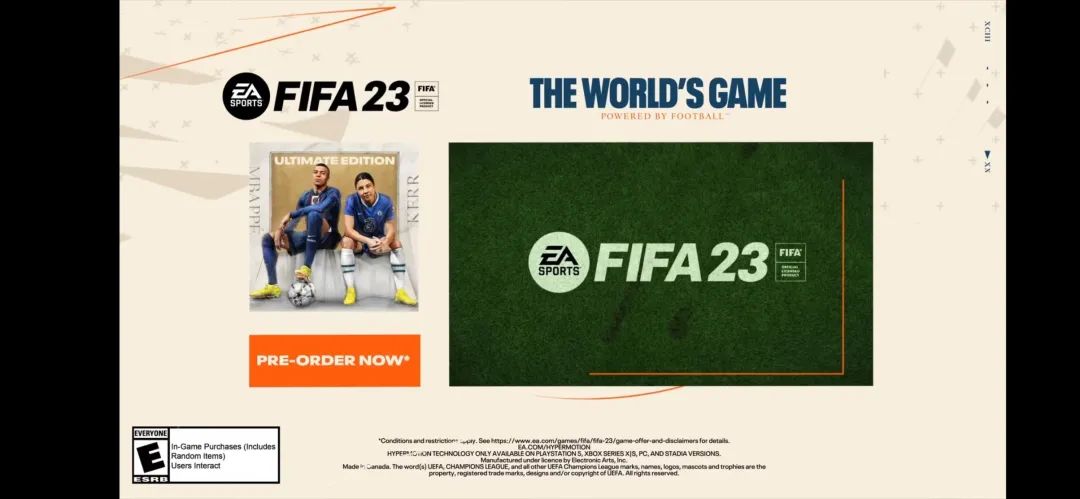 FIFA23正式公布 跨平台与PC次世代 新内容抢先看