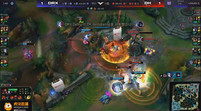 Deft“黑科技”亚索血克老鼠 DRX全盘压制2-1双杀DK