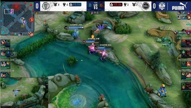 KPL卡位赛：小义宫本一决生死斩后排 深圳DYG 1-0 上海EDG