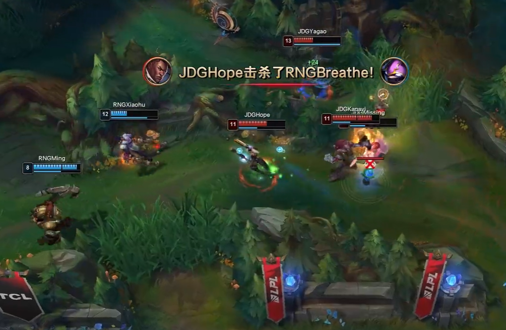 Ming泰坦一击制胜！RNG险胜JDG，米勒盛赞呼吸哥