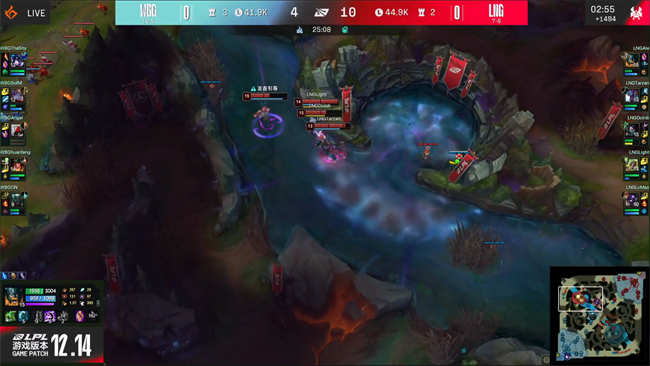 LNG 2-0 WBG Ale重回首发奥拉夫残血反杀两人