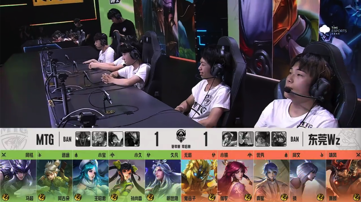 K甲快讯：MTG战胜东莞Wz，久凡鬼谷子巅峰对决引领节奏