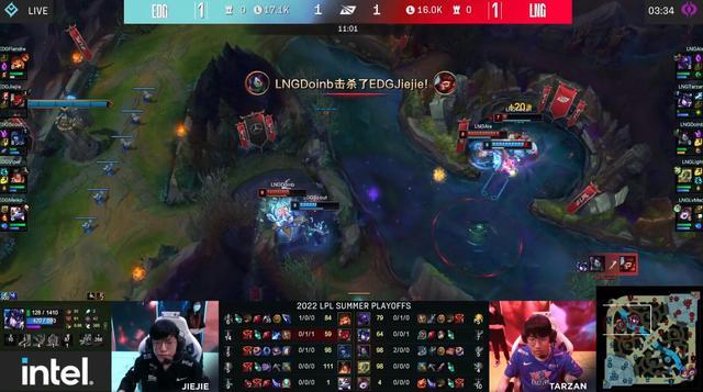 LPL季后赛：Meiko猫咪天秀圣枪哥MVP EDG再胜LNG拿下赛点