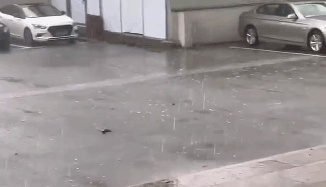 刚刚乐清下起大冰雹温州市区一秒入夜大风雷电暴雨冰雹预警都来了 腾讯新闻
