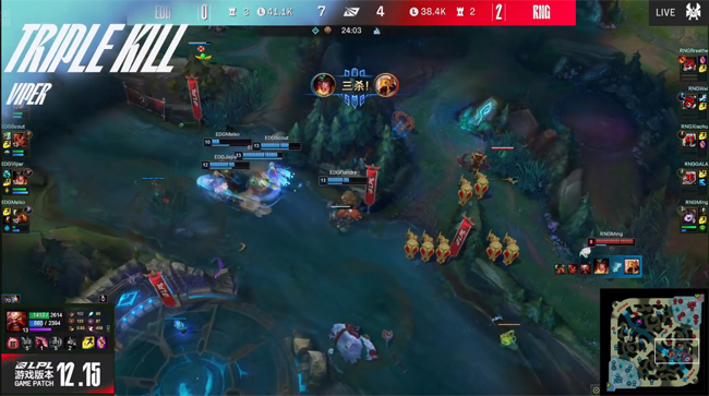 EDG 3-2 RNG 让二追三！EDG晋级S12全球总决赛