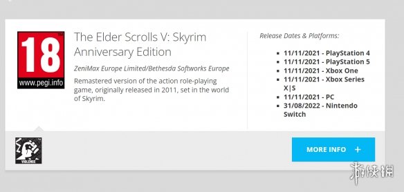 爆料：《上古卷轴5：天际 周年纪念版》将登陆Switch