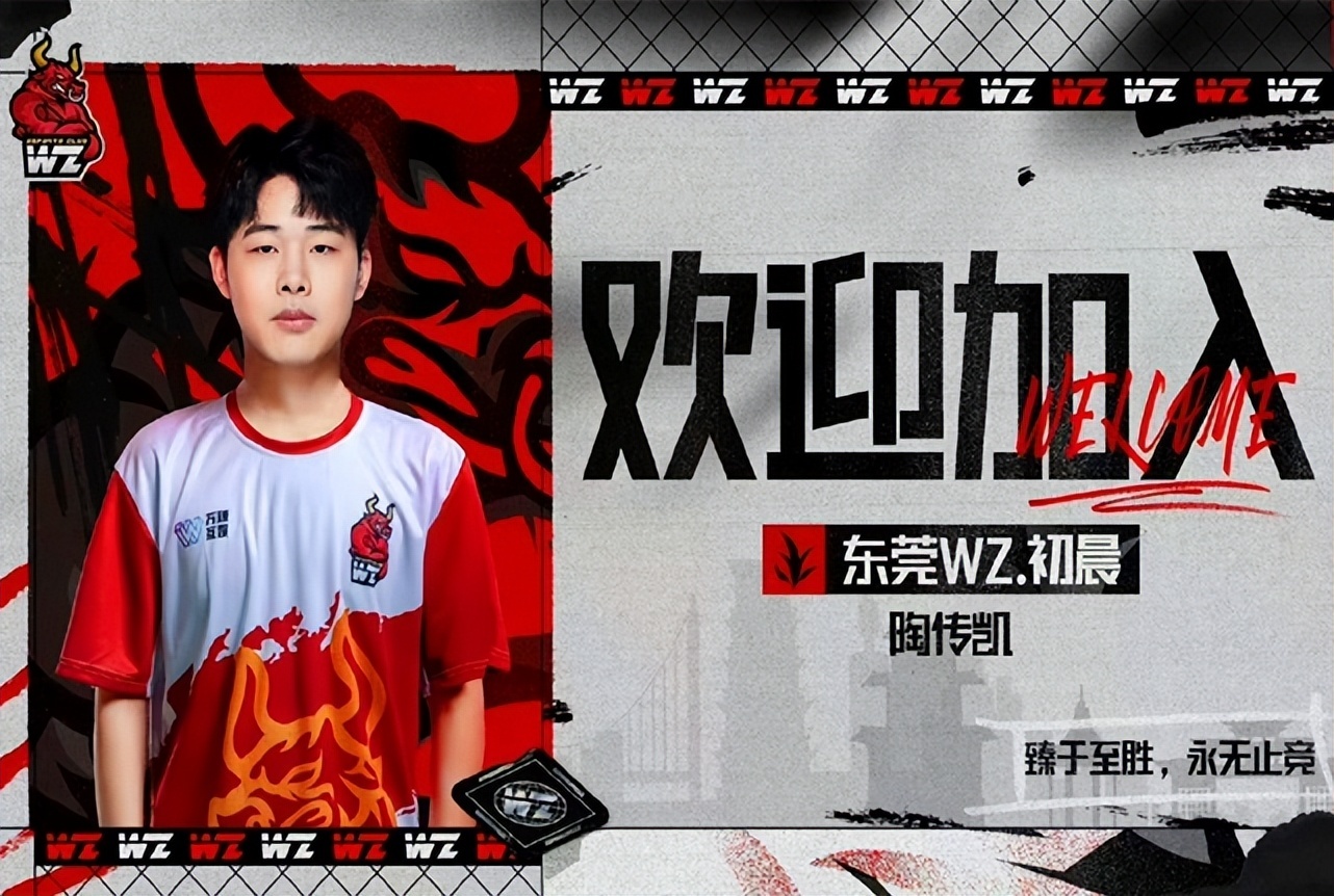 AG千万野王初晨，加入东莞Wz！从K甲出发的他，还能打回KPL吗？