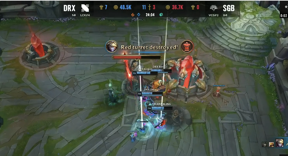 S12入围赛第二日下半场速报：RNG拿下首胜，DRX领跑B组！