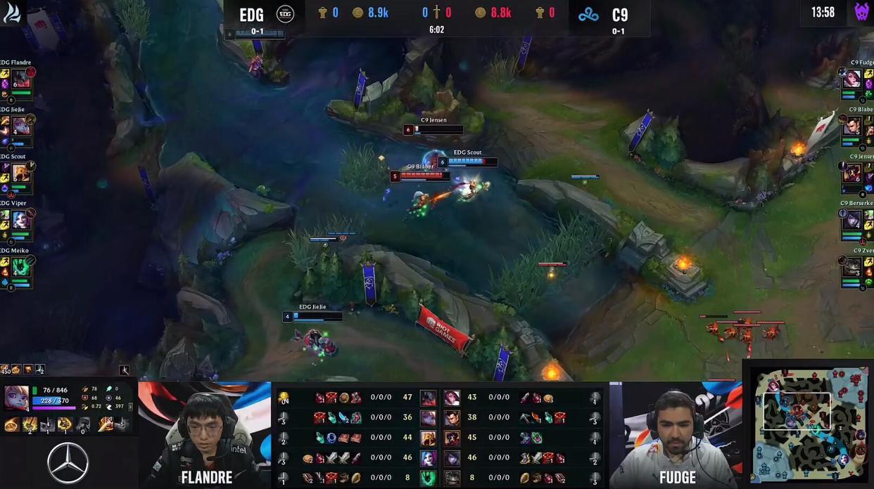 S12全球总决赛：Meiko锤石无解神钩圣枪哥论剑完胜 EDG轻取C9