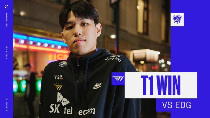EDG不敌T1小组第二，此前EDG七次晋级从未拿到小组第一