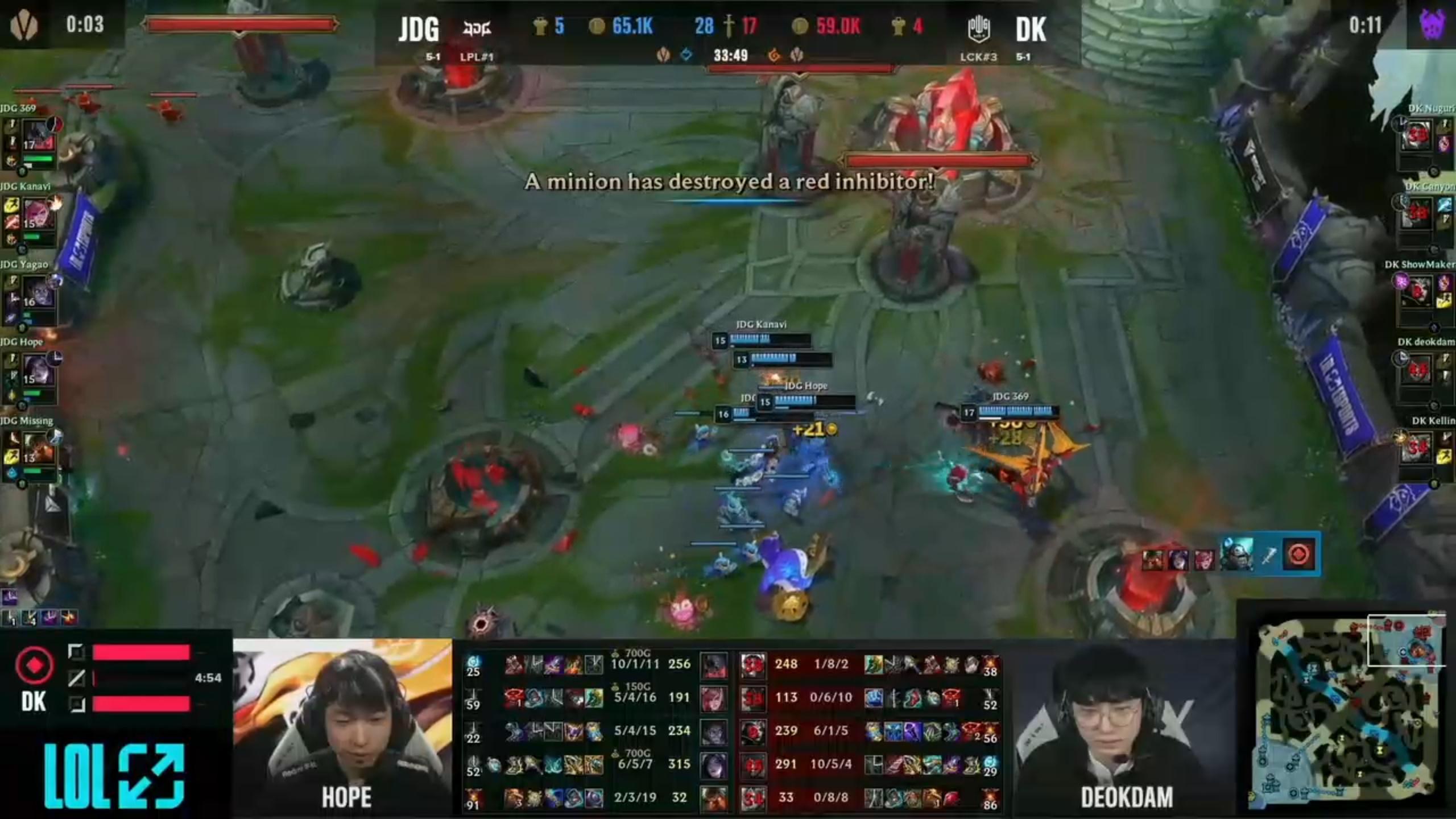 犹如天上降魔主！369无解剑魔砍翻DK，JDG小组第一晋级八强