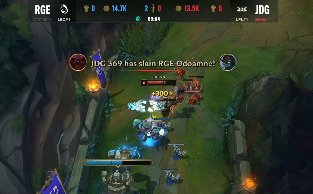 毫无悬念！JDG横扫RGE，晋级四强