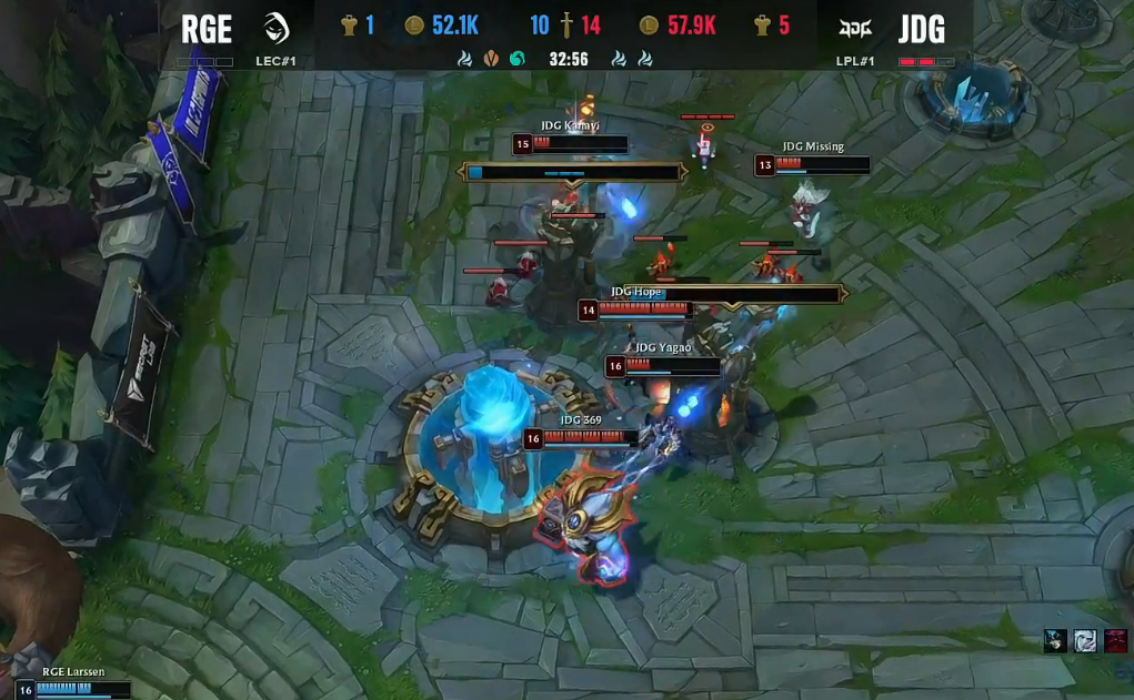 369奥恩立功，JDG轻取RGE挺进四强，Hope点名RNG