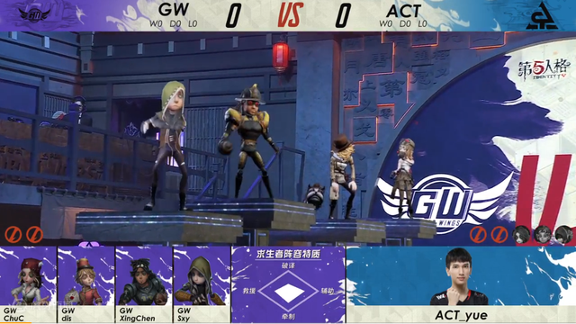 第五人格IVL采访，ACT教练批求生者不及格：今天能赢全靠Yue