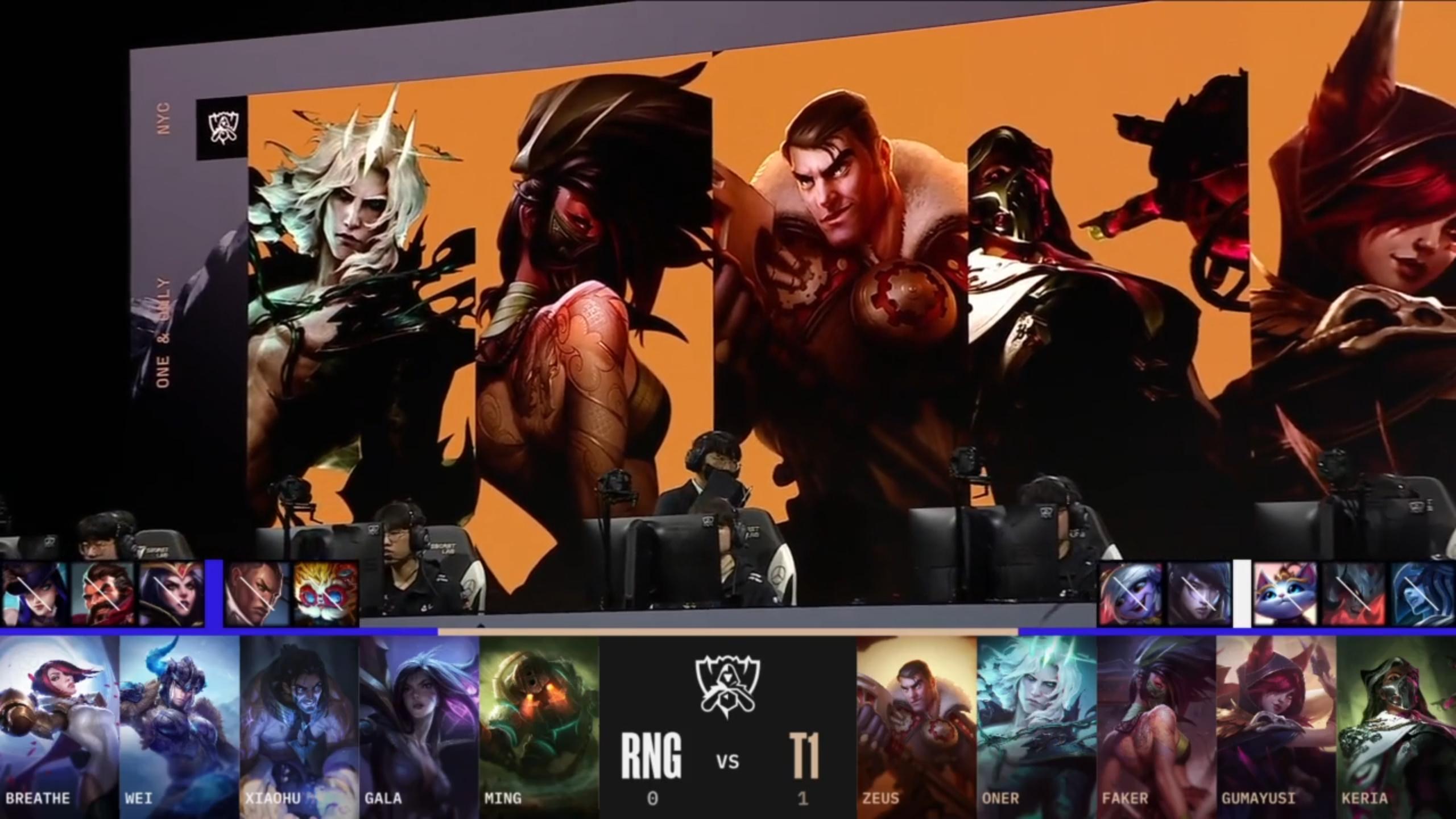 这就是远古龙的魅力吗？T1大劣势翻盘RNG，2-0拿下赛点！带单呢？