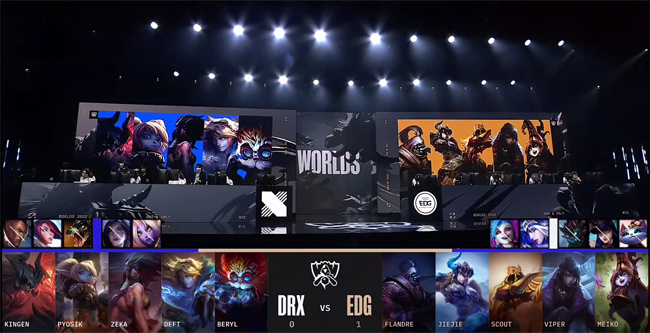 Zeka塞拉斯打出四次单杀，DRX 3-2淘汰EDG晋级四强