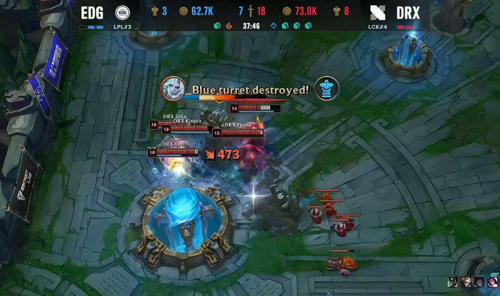 Deft顶住压力，EDG不敌DRX止步八强，官博第一时间诚恳致歉