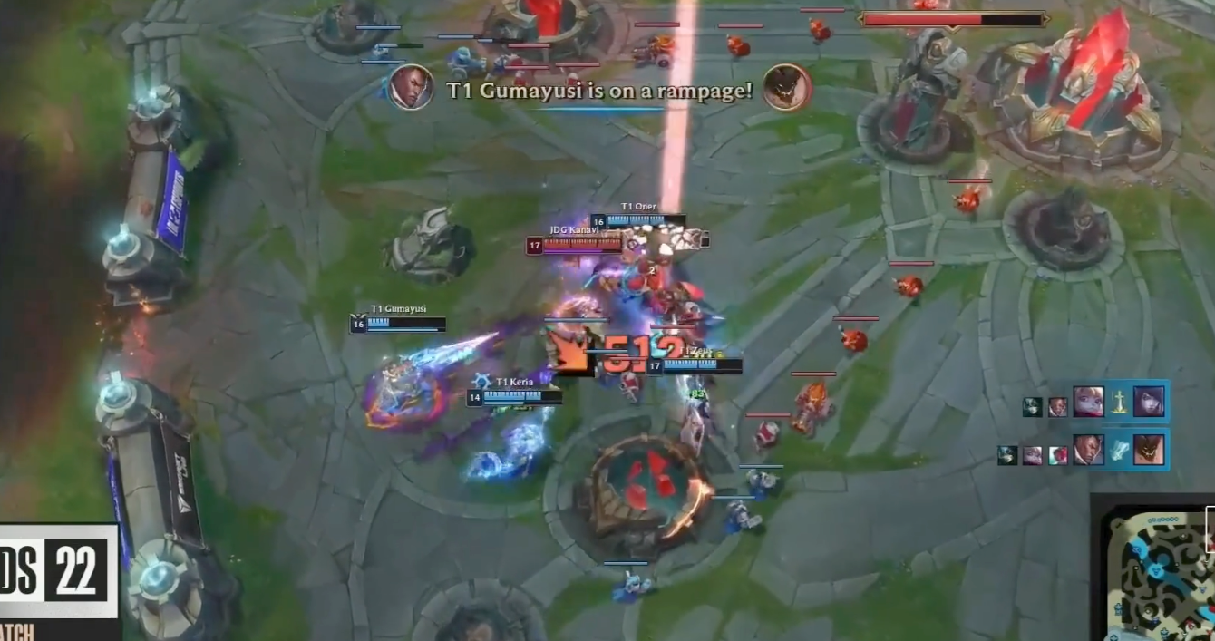 下路差距明显！T1以3-1横扫JDG晋级决赛，LCK时隔五年再度预定冠军