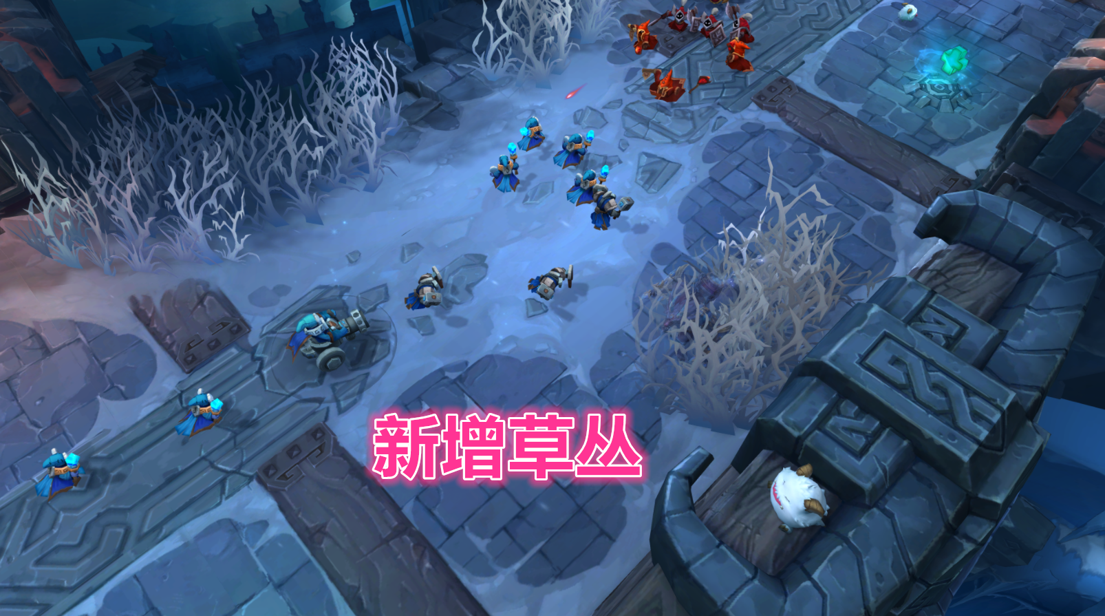 LOL大乱斗改版新增地形，皎月喜提T2新皮肤，至臻狼人化身绅士！