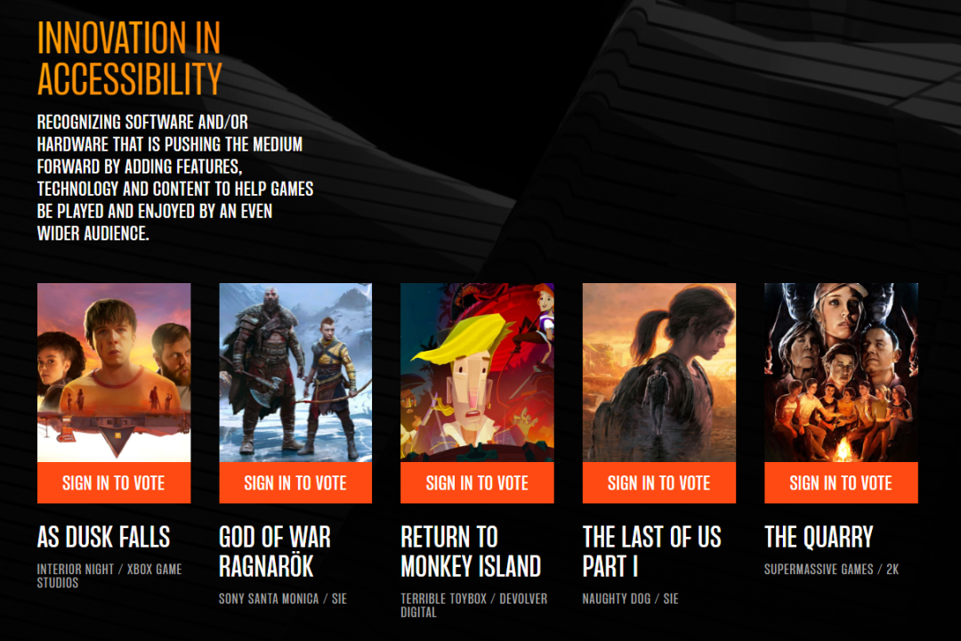 TGA 2022 颁奖典礼提名游戏名单汇总｜IGN中国