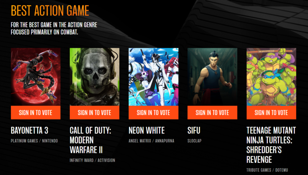 TGA 2022 颁奖典礼提名游戏名单汇总｜IGN中国