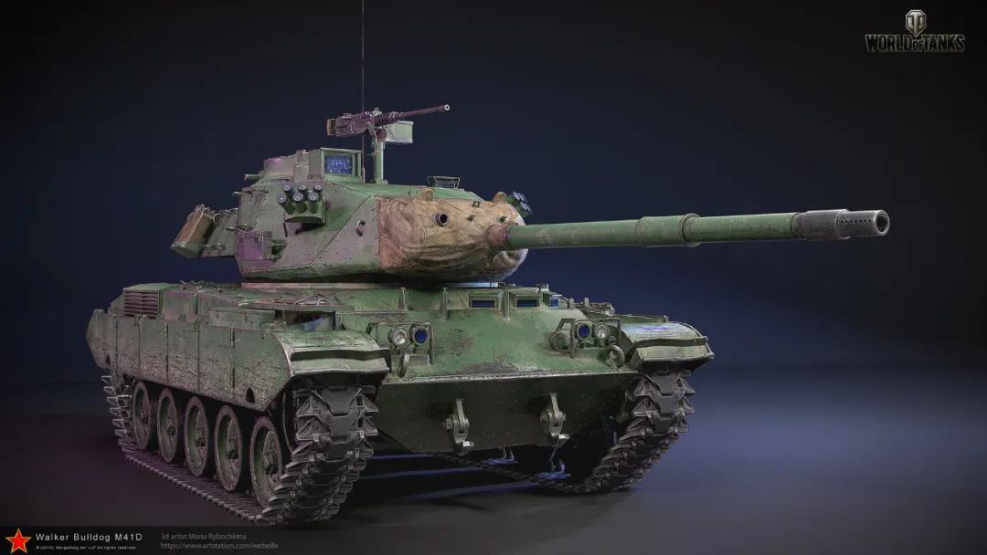 只要6100金币的新车！C系唯一8级金币轻型坦克M41D 为何如此冷门