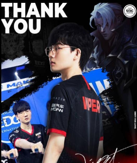EDG下路Viper回归LCK，中单scout即将官宣！