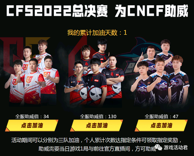 CFS2022总决赛助威活动：领战队名片、M200-庆典-CFS 2021